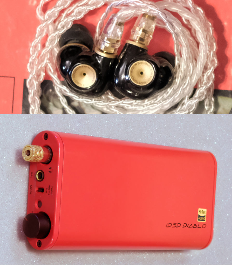 iFi iDSD Diablo Portable DAC/Amp & Meze ADVAR IEM